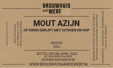 Azijn - Brouwhuis aan de werf